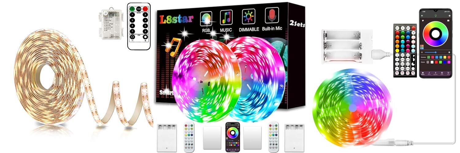 Top 5 Battery-Powered LED Strip Lights: Review & Guide