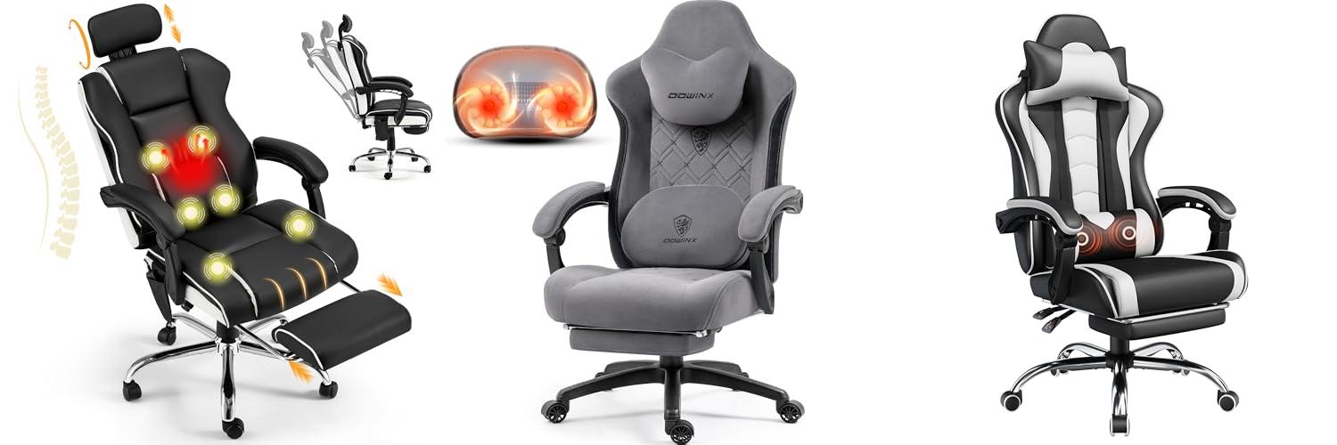 Top 5 Gaming Chairs: Heat & Massage for Ultimate Comfort Review