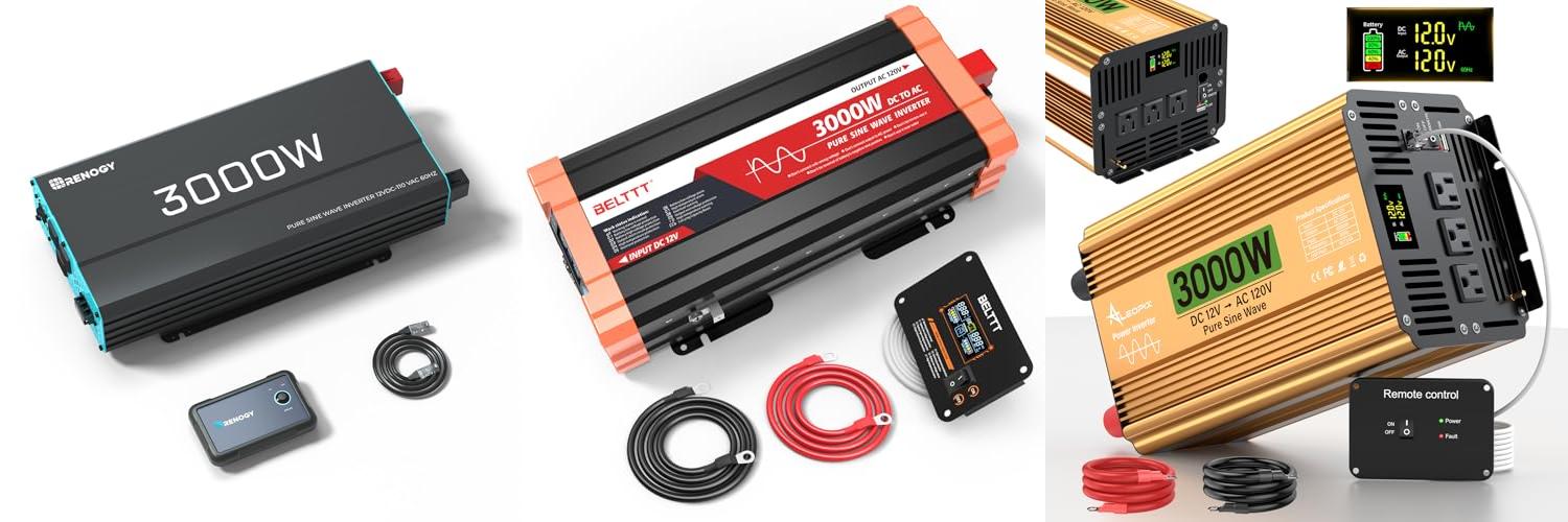 Top 5 Best 3000 Watt Pure Sine Wave Inverters: A Detailed Review