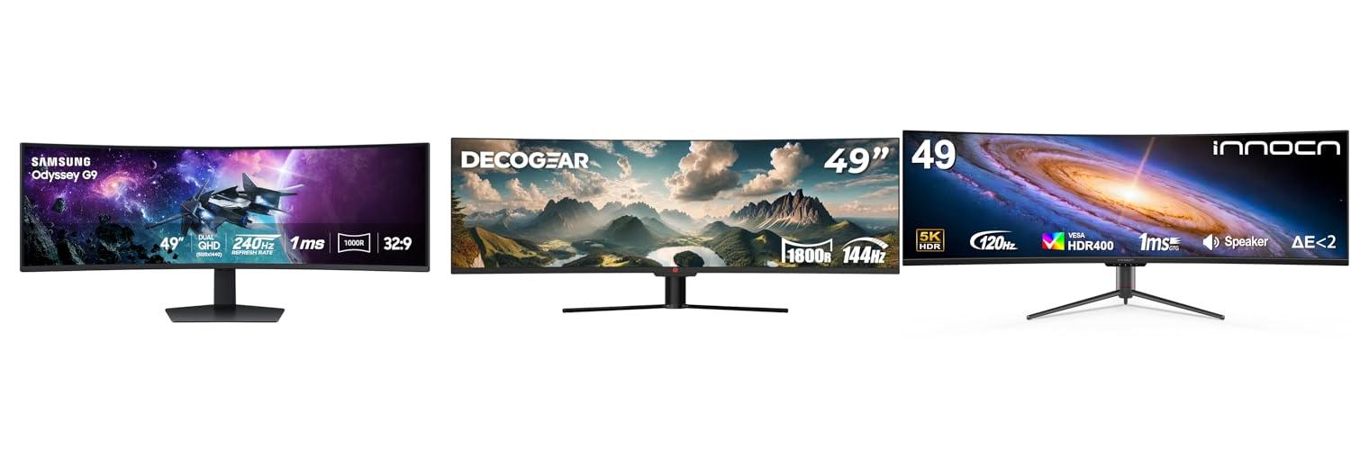Top 5 Best 49 Inch Curved Monitors: Reviews & Buying Guide