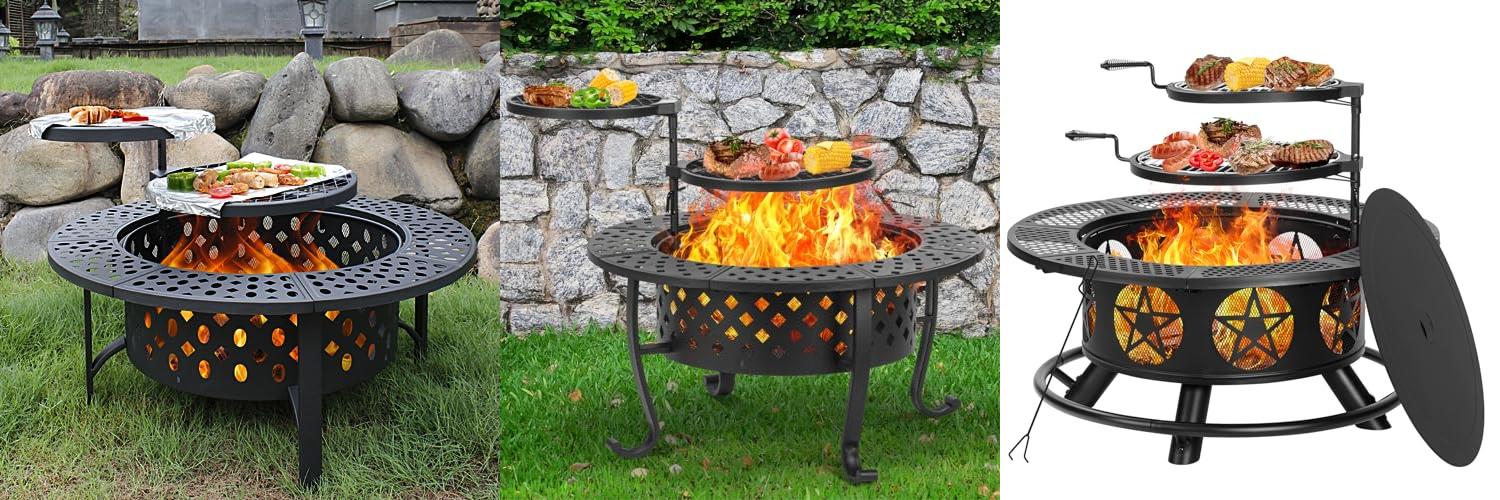 Top 5 Fire Pit Grill Combo: Reviews & Buying Guide for Grilling
