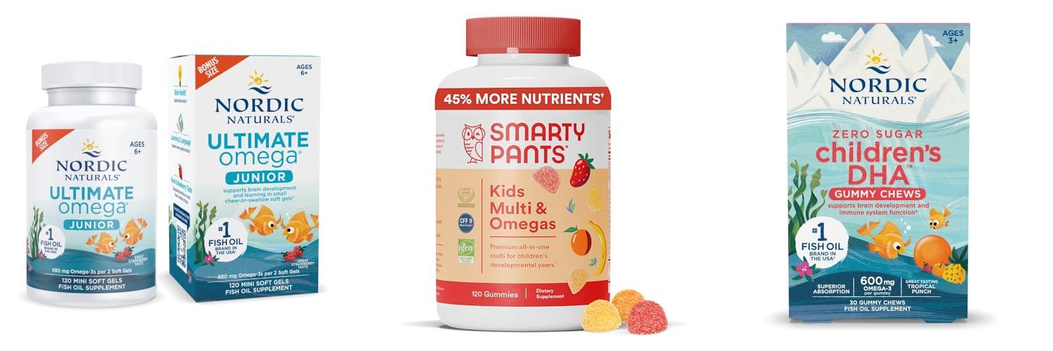 Top 5 Omega 3 Supplements for Kids: Reviews & Buying Guide