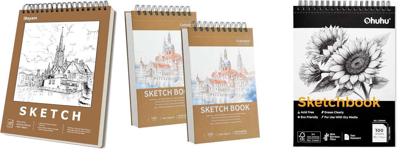 Top 5 Sketch Pads: Reviews & Buying Guide for Artists