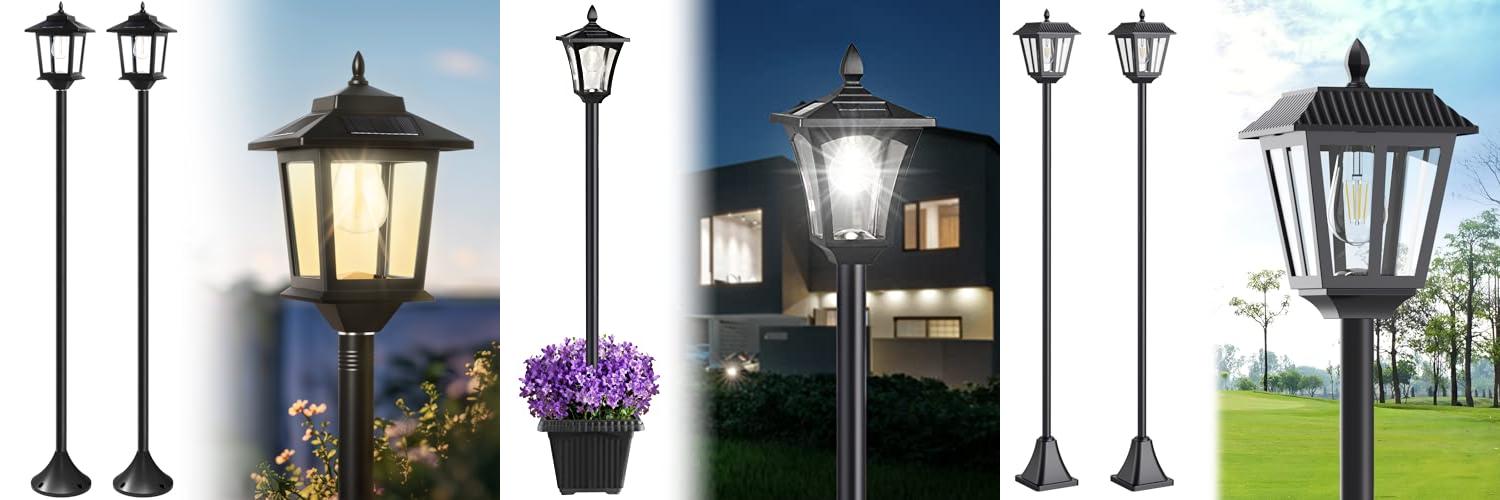 5 Best Solar Outdoor Lamp Posts: Illuminate Your Pathway Safely