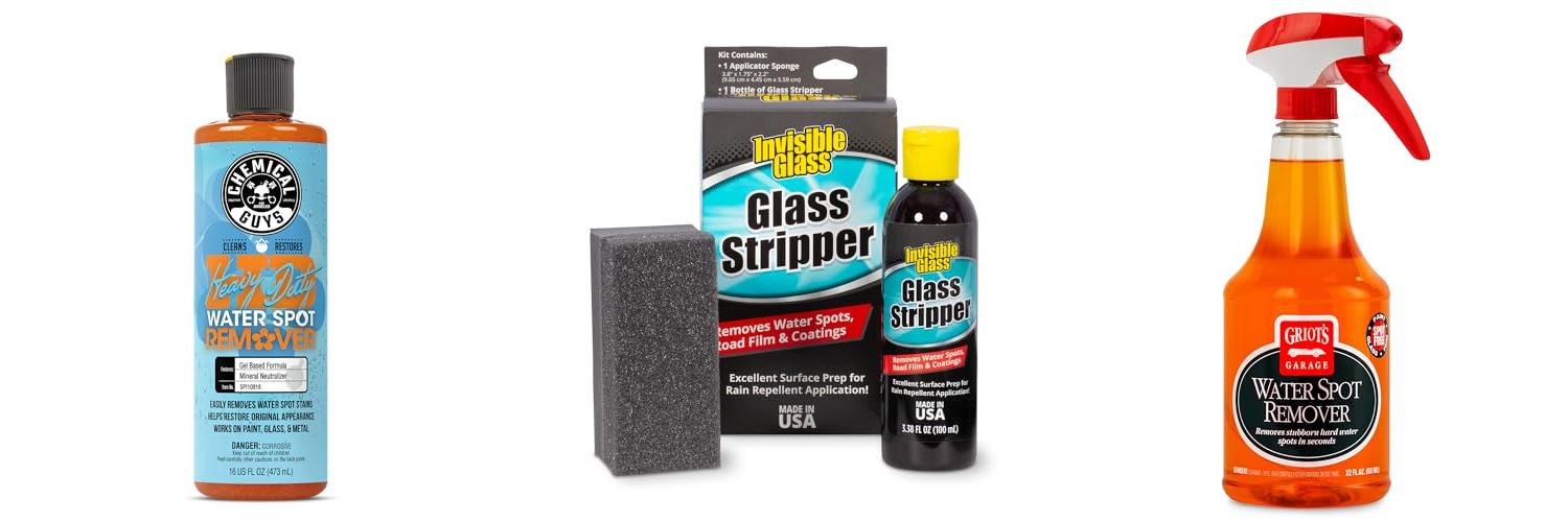 Top 5 Best Water Spot Removers for Auto Glass: Reviews & Guide