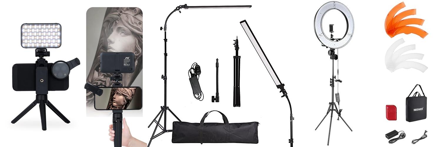 Top 5 Lights for Tattoo Photography: Your Guide