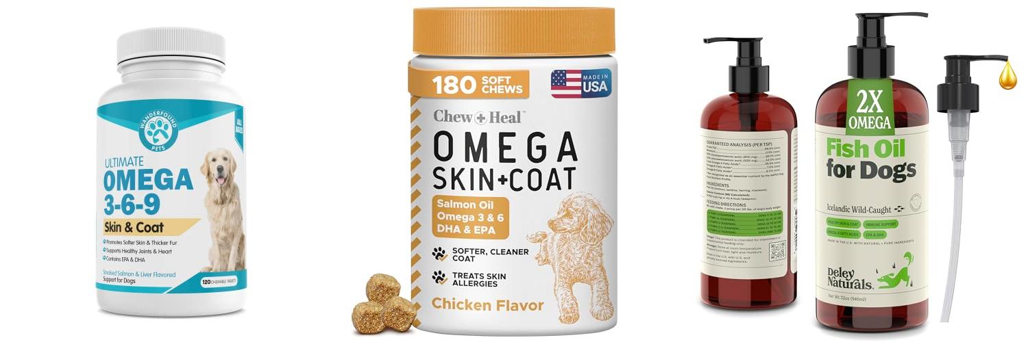 Best Omega 3 & 6 Dog Supplements: Top 5 Picks