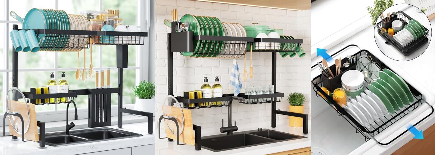 - Top 5 Over Sink Dish Racks: Your Kitchen Upgrade Guide