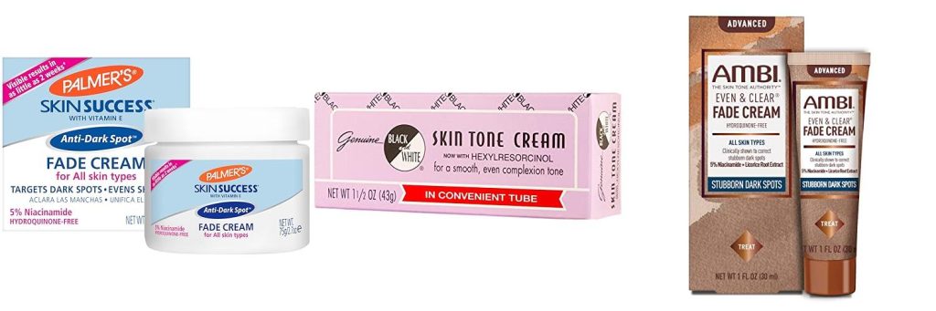 Top 5 Fade Creams for Dark Spots on Black Skin