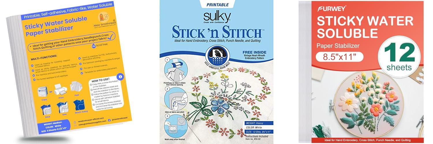 Top 5 Hand Embroidery Stabilizers: A Buyer's Guide