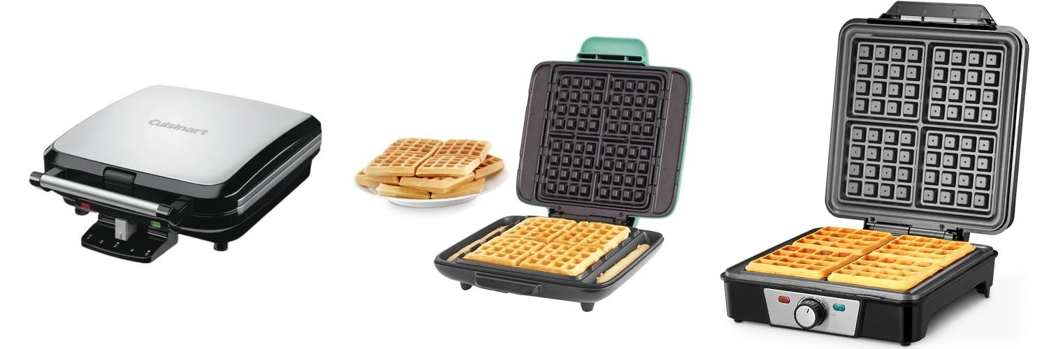 Best 4 Square Waffle Maker - Top 5 Picks & Review