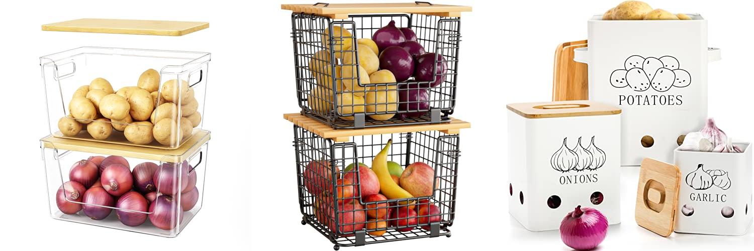 Top 5 Containers for Storing Potatoes & Onions