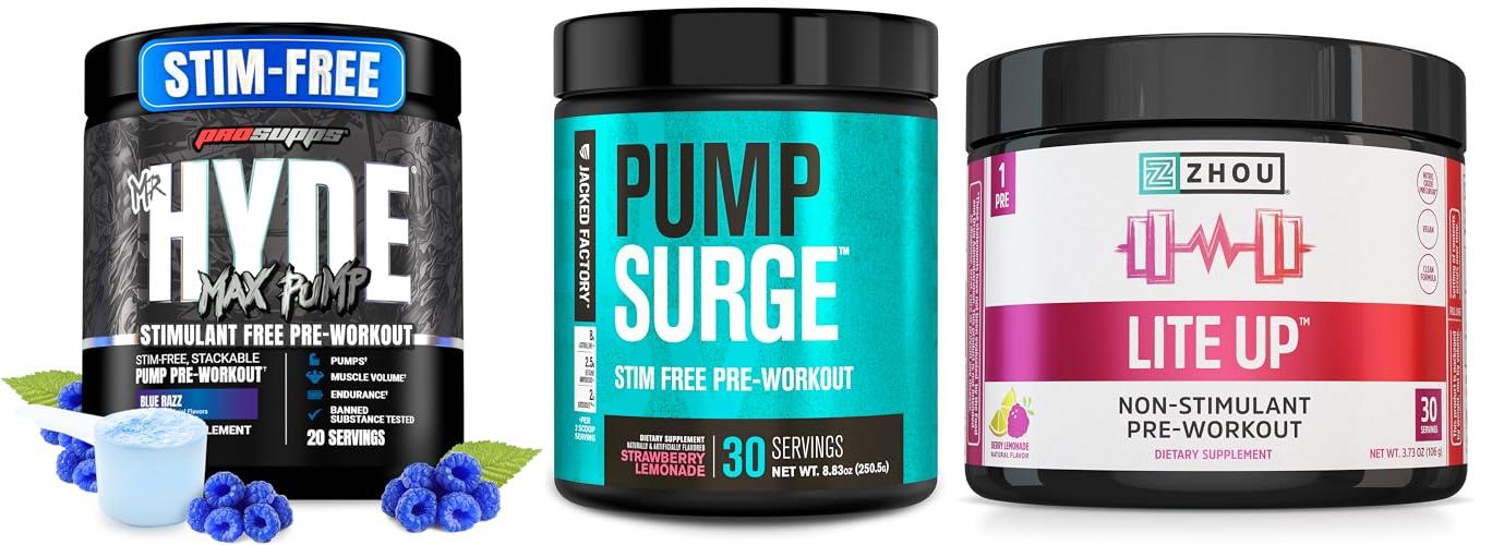 Best Non Stim Pre Workout - Top 5 Picks & Review
